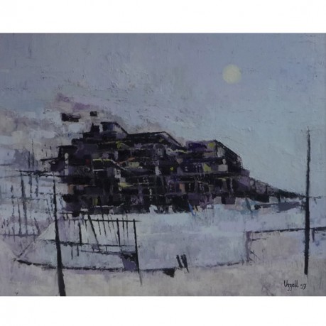 Uzzell, Glyn: Winter Mountain - SOLD - Fifties Art & Design